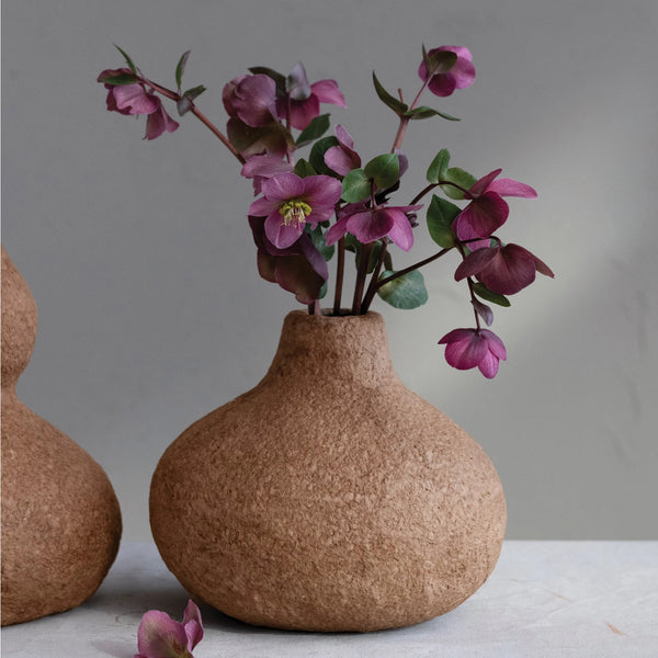 Decorative Handmade Paper Mache Vase – S. Flynn Home
