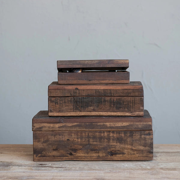 Reclaimed Wood Boxes – S. Flynn Home